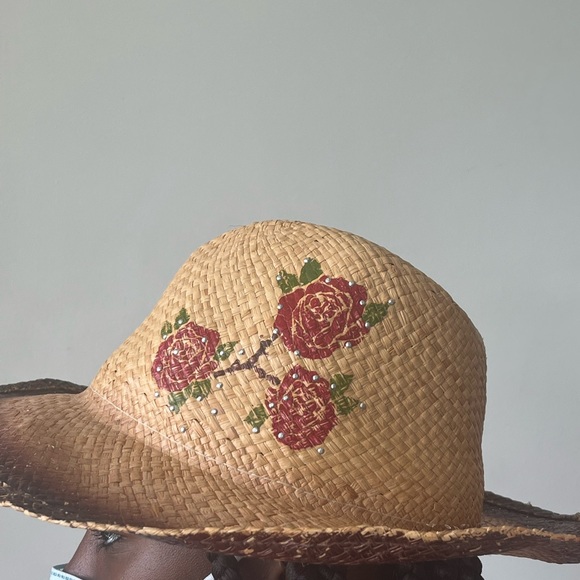Accessories | Vintage Adjustable Wicker Cowboy Hat | Poshmark